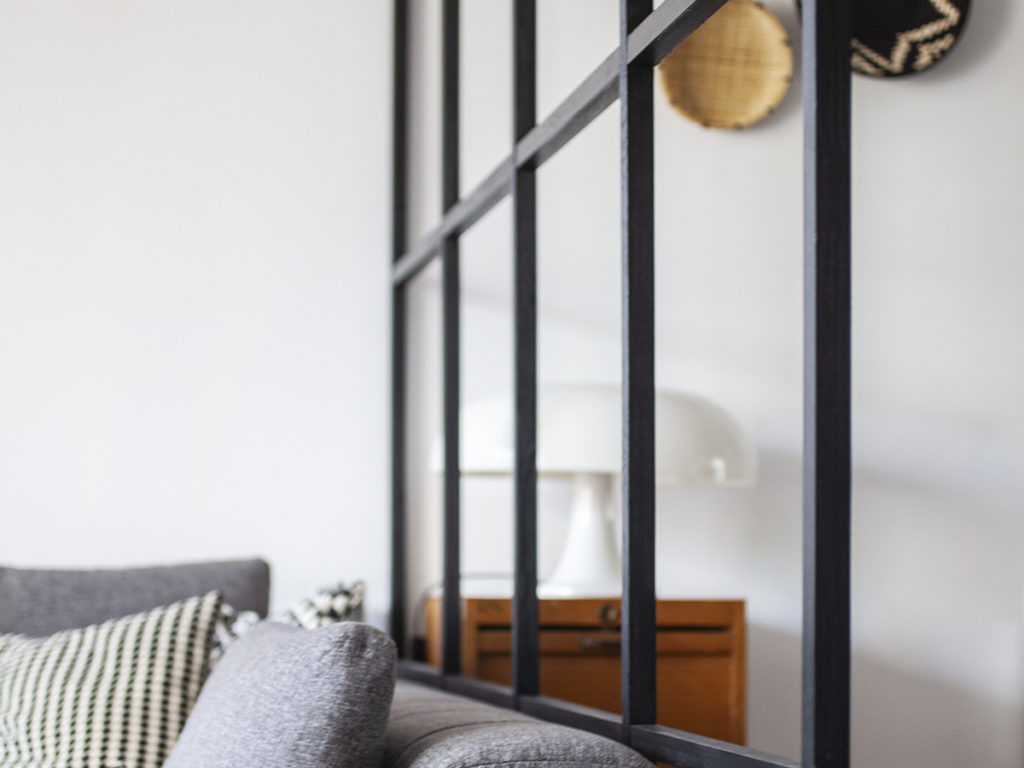 DIY Raumtrenner im Industrial Look - makajumy.de