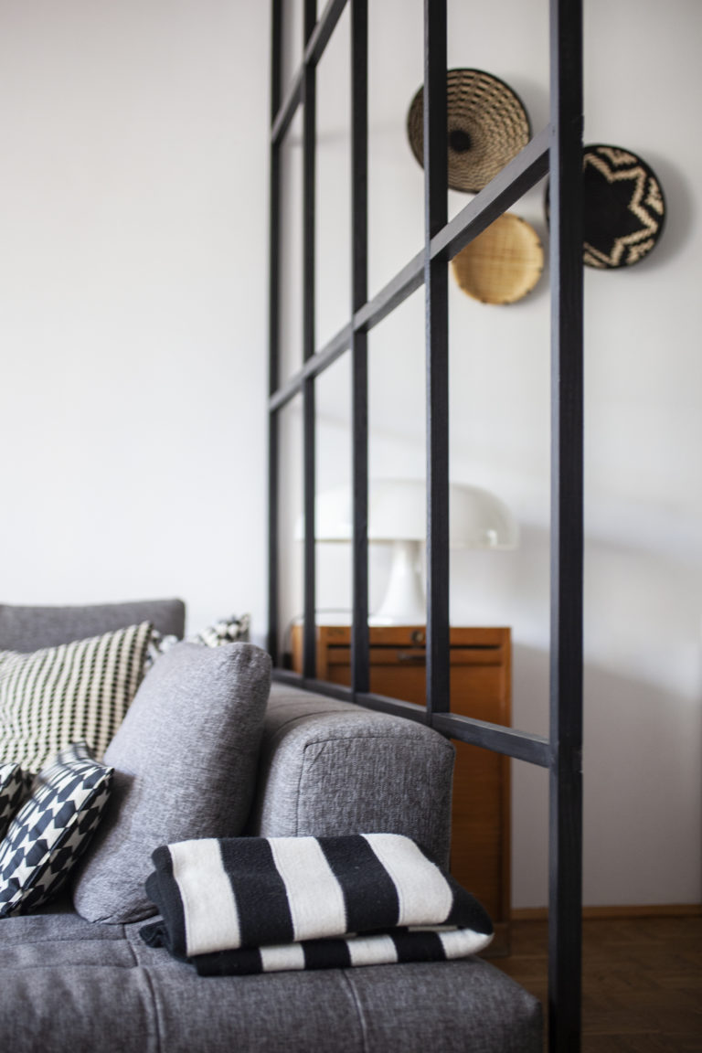 DIY Raumtrenner im Industrial Look - makajumy.de