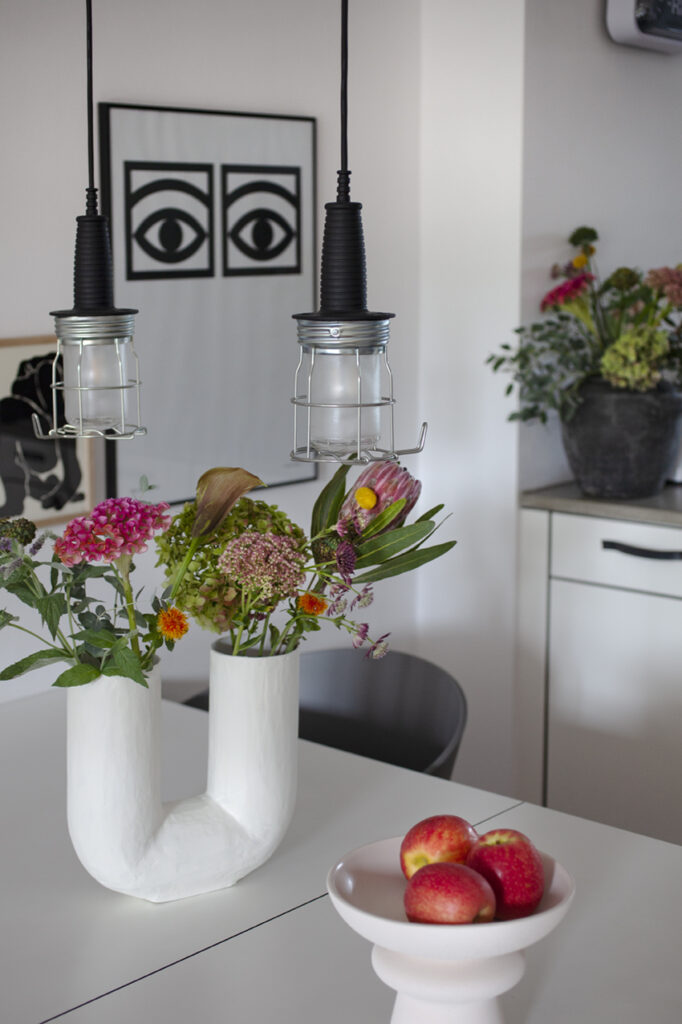 Vase in U-Form als DIY - makajumy.de